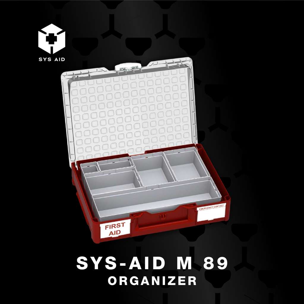 SYS-Aid M 89 Organizer, A First Aid Systainer – Systainer USA